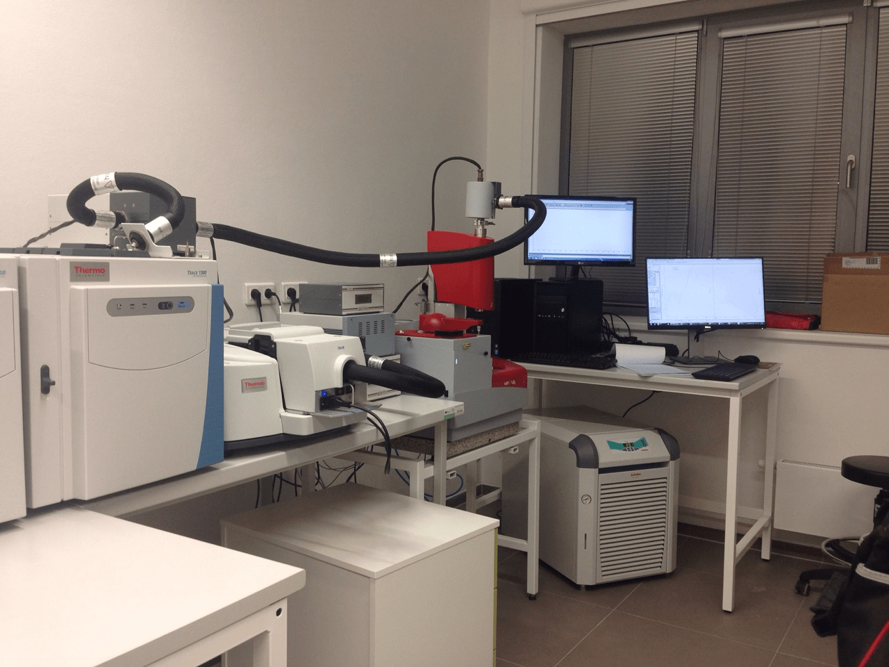 Simultaneous use of measurement techniques: DSC/DTA-TGA + FT-IR + GC-MS ...